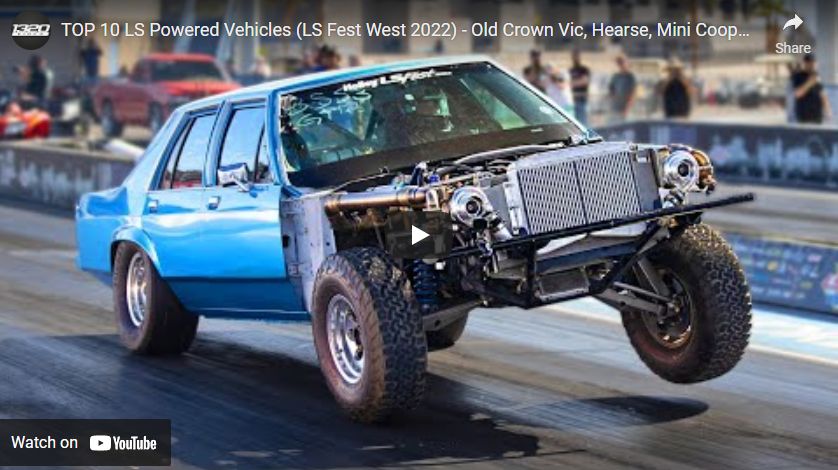 TOP 10 LS Powered Vehicles (LS Fest West 2022) – Old Crown Vic, Hearse ...